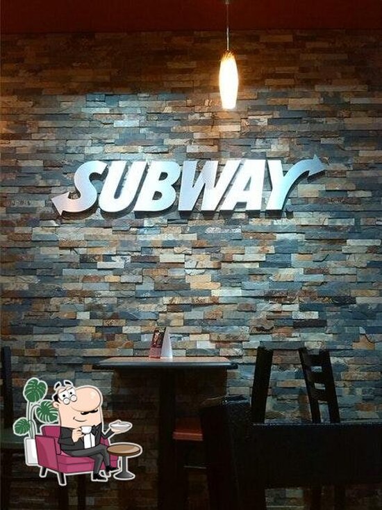 Menu at Subway restaurant, Toronto, 458 Spadina Ave.