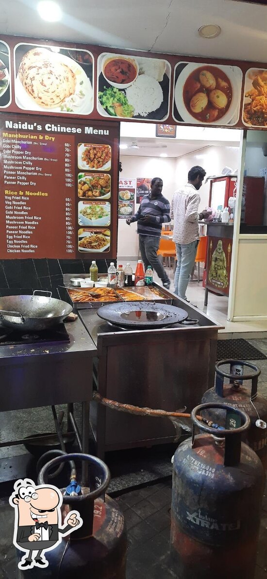Menu at Naidu's fish curry, Bengaluru