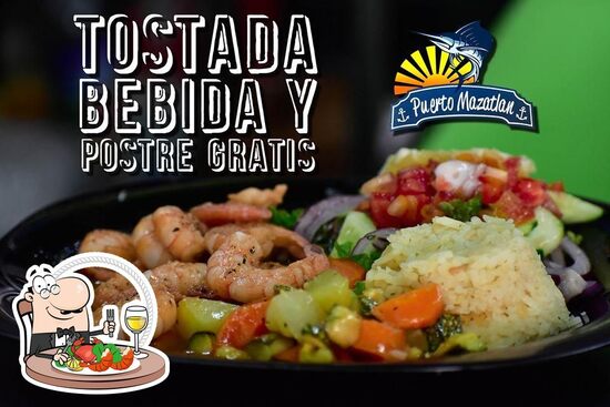 Menu at Mariscos Puerto Mazatlán restaurant, Zapopan, Blvd. del Rodeo 202