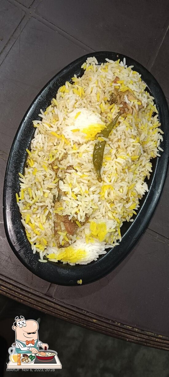 Menu at Taj sharif biryani center, Gondia