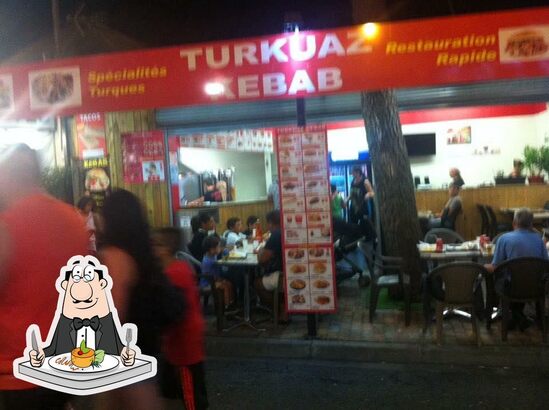 Menu at Turkuaz Kebab restaurant, Argelès-sur-Mer