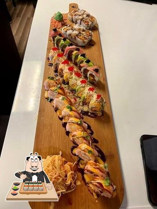 Menu at Ninja Japanese express restaurant, Old Town