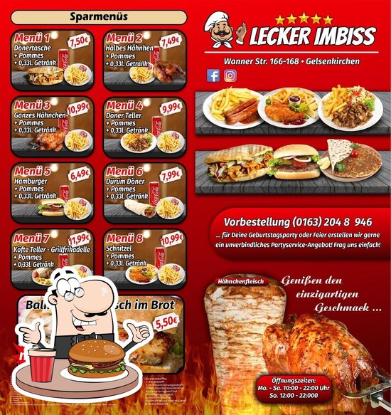 Menu au Lecker Imbiss - Gelsenkirchen restaurant, Gelsenkirchen