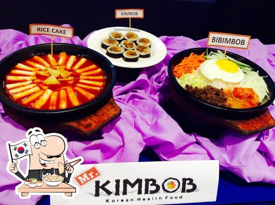 Menu at Mr. Kimbob restaurant, Bacolod