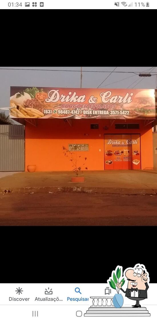 Carta de Sabores do peixe da drika, Palmas