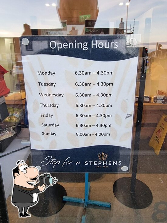 Menu at Stephens Bakery - Crossford, Dunfermline
