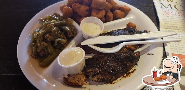 Jw Snacks Gulf Coast Bar and Bar-B-Que in Craig - Restaurant menu