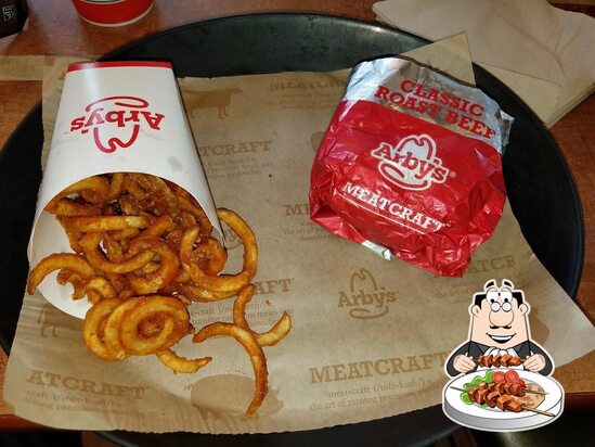 Menu at Arby's fast food, Rowlett, Lakeview Pkwy