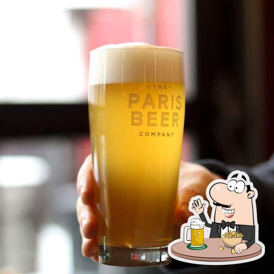 Menu at The Paris Beer Company restaurant, Brant