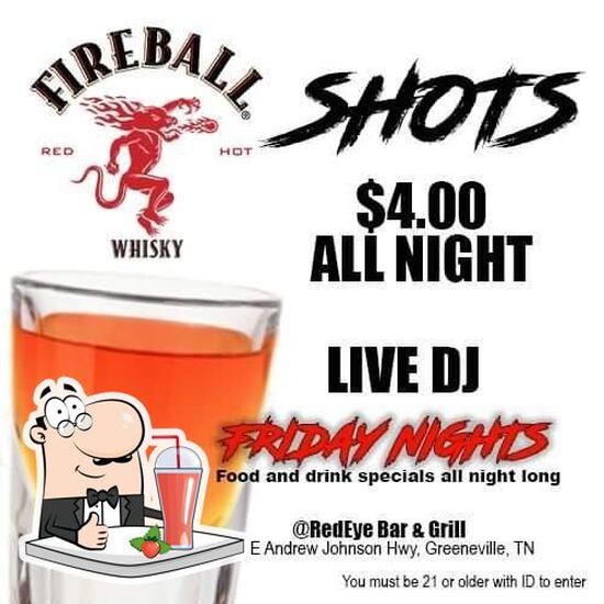 Menu at RedEye Bar & Grill, Greeneville