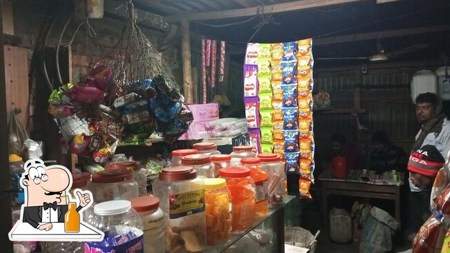 Menu at Bala Tea stall, India, 4JJQ+VJ4