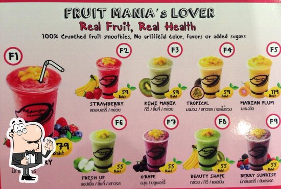 Menu at MANGO MANIA at Future Park Rangsit pub & bar, Rangsit