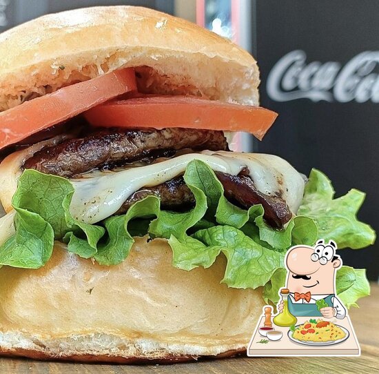 Menu at Planet Burger, La Sarraz