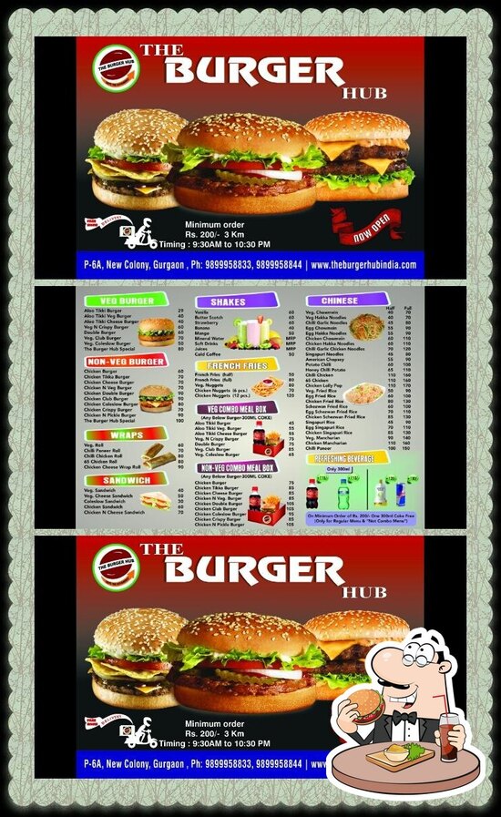 The Burger Hub, Gurugram - Restaurant menu, prices and reviews