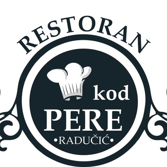 Menu at Kod Pere restaurant, Radučić