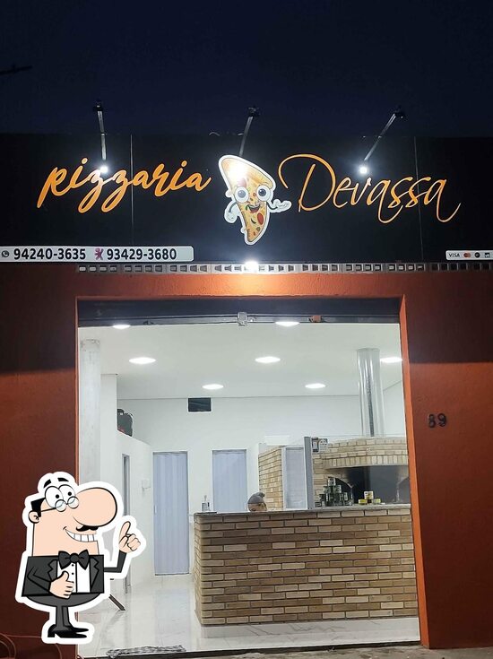 Menu em Pizzaria devassa, Cotia