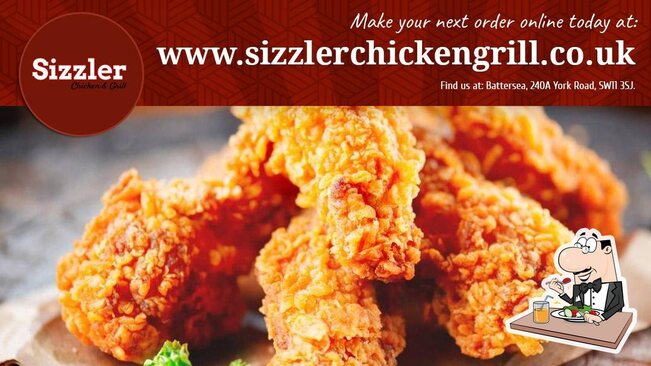 Menu at Sizzler Chicken & Grill restaurant, London