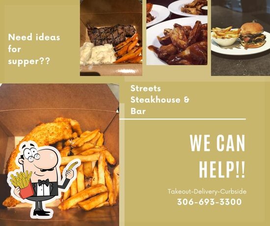 Carta de Streets Steakhouse & Bar, Moose Jaw