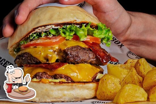 Menu at BURGER BOX restaurant, Cali