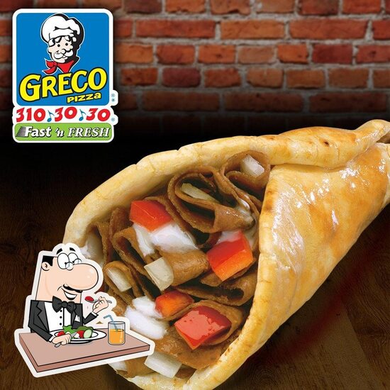 Menu at Greco Pizza pizzeria, Kensington