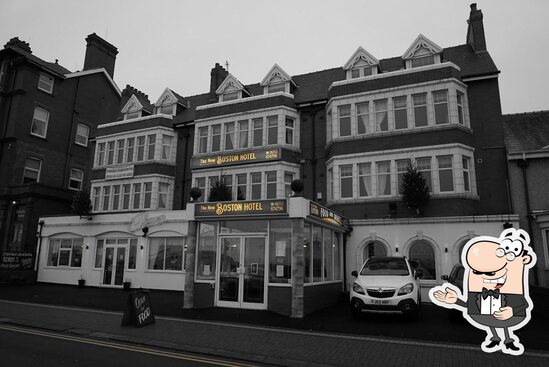 Menu at New Boston Hotel restaurant, Fleetwood