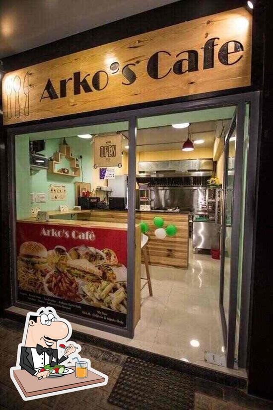 Menu at Arko's Cafe, Bengaluru