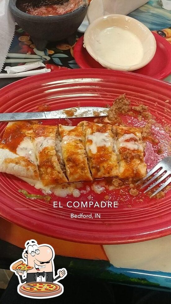 Menu at El Compadre restaurant, Bedford, John A Williams Blvd