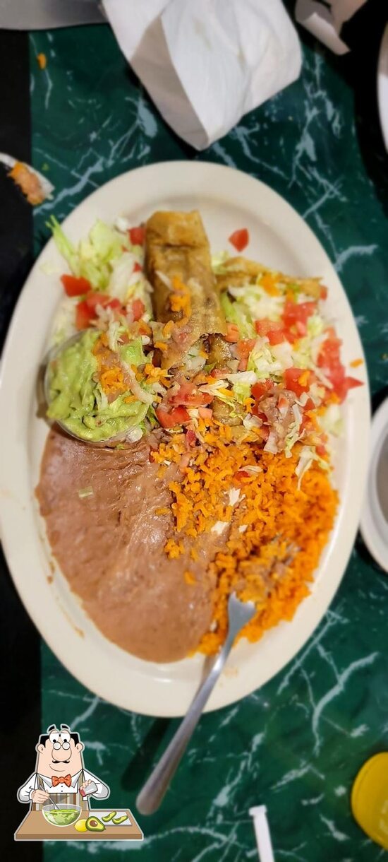 Menu at Los Pistoleros Mexican Restaurant, Spring Valley