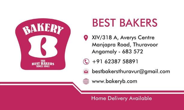 Menu at Best Bakers Thuravoor, Thuravoor, Q8F4+JHM