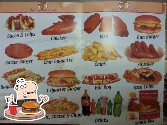 Menu at Central Cafe, Skerries, Strand Street