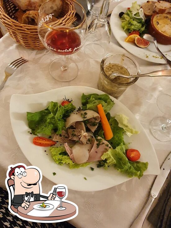 Menu at Chez Jackie restaurant, Faverdines, Les Loges de Gariot