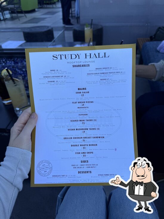 Study Hall Rooftop Lounge, Berkeley - Restaurant menu, prices and reviews