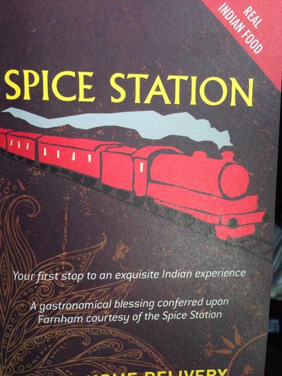 Menu at Spice Station Ltd restaurant, Farnham
