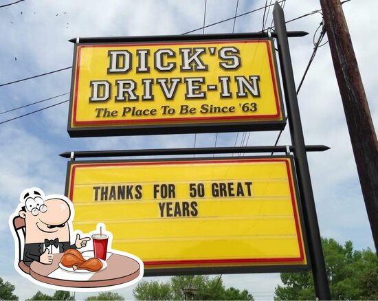 Menu at Dick's Drive In restaurant, Eden