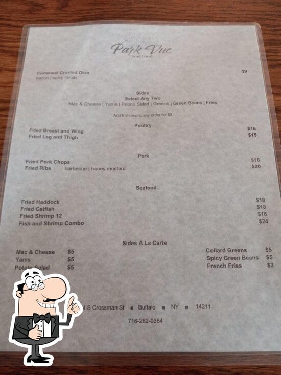 Park Vue Soul Food Bar and Restaurant in Buffalo - Restaurant menu and ...