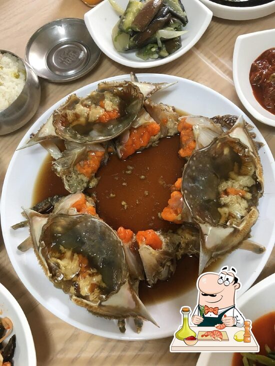 Carta del restaurante 바다꽃게장집, Taean-gun