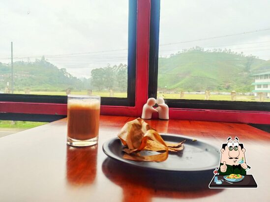 Menu at Pink Cafe, Munnar