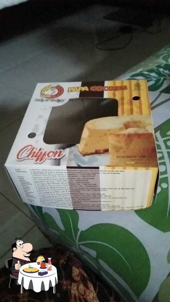 Menu at PAPA COOKIES BAKERY LOWANU, Yogyakarta