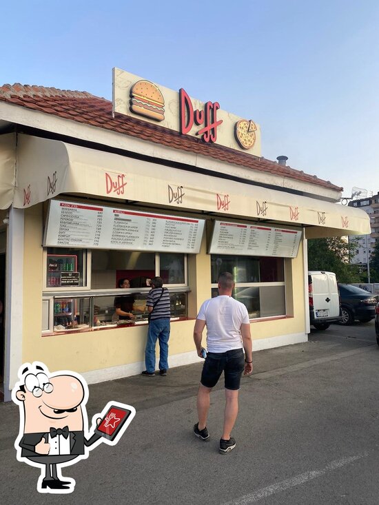 Menu at Stari DUFF NBG restaurant, Belgrade