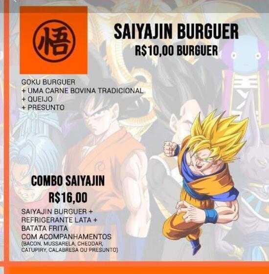 Menu at Anime Burguer restaurant, Picos