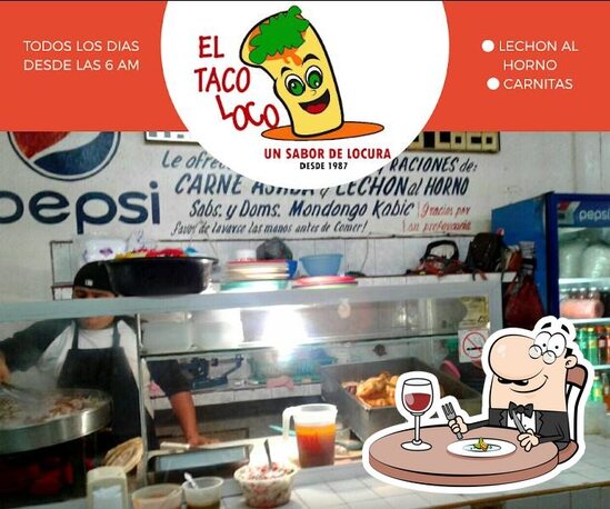 Menu at El Taco Loco restaurant, Peto