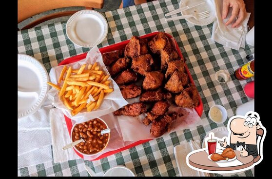 Menu at Gus's World Famous Fried Chicken restaurant, Chamblee