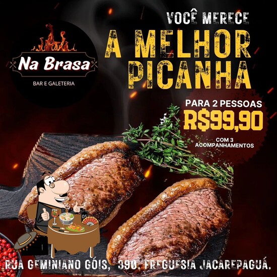 Na Brasa - Bar e Galeteria, Rio de Janeiro - Menu do restaurante ...
