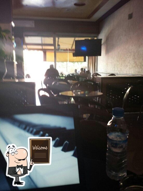 Menu at OPTIMA cafe, Casablanca