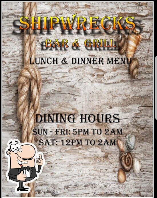 Menu at Shipwrecks Bar & Grill, Morehead City