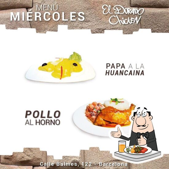 El Dorado Chicken Restaurante Peruano in Barcelona - Restaurant menu ...