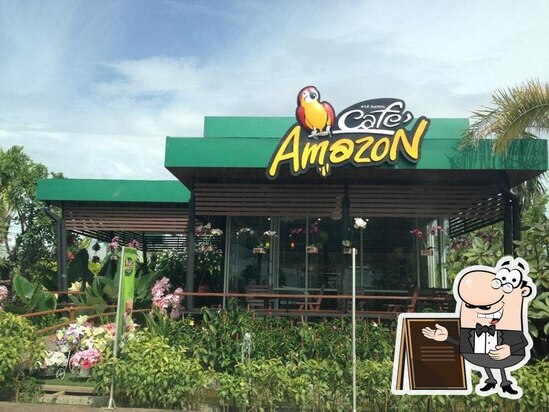 Menu at Café Amazon, Ban Paen, National Hwy No 116
