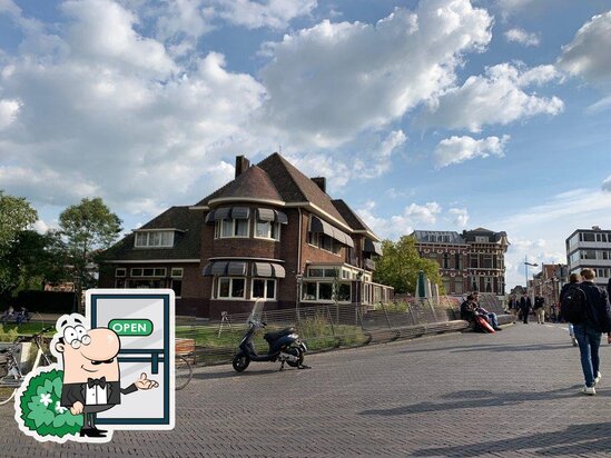 Speisekarte von Stadscafé Van der Werff, Leiden, Steenstraat 2