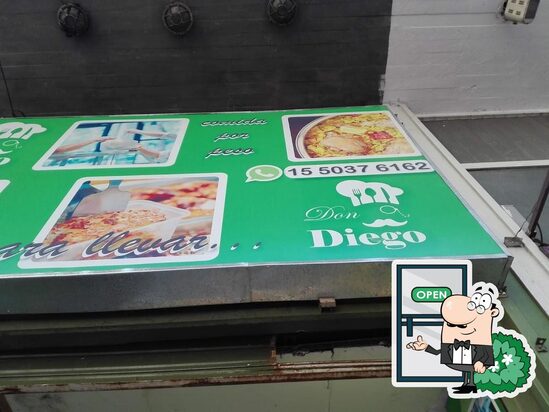 Menu at Don Diego, comida para llevar, Buenos Aires