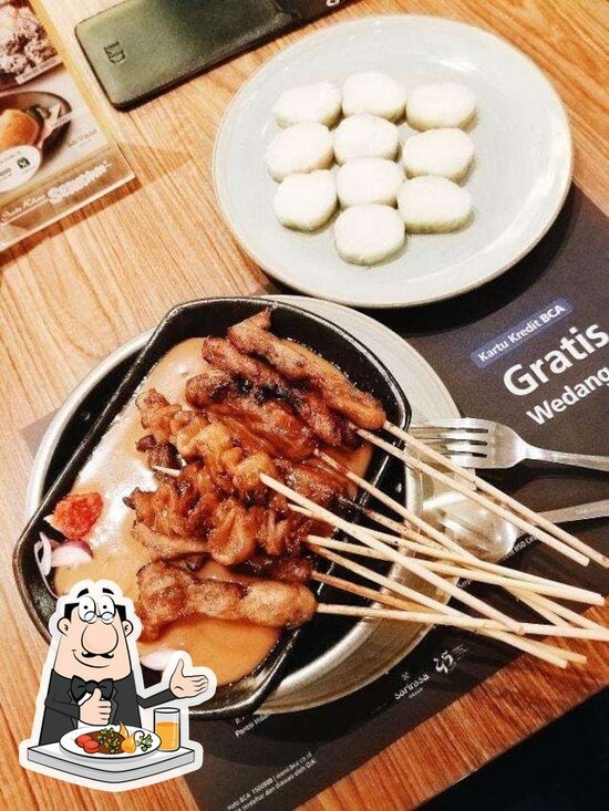 Menu at Sate Khas Senayan restaurant, South Jakarta, Jl. Prof. DR ...